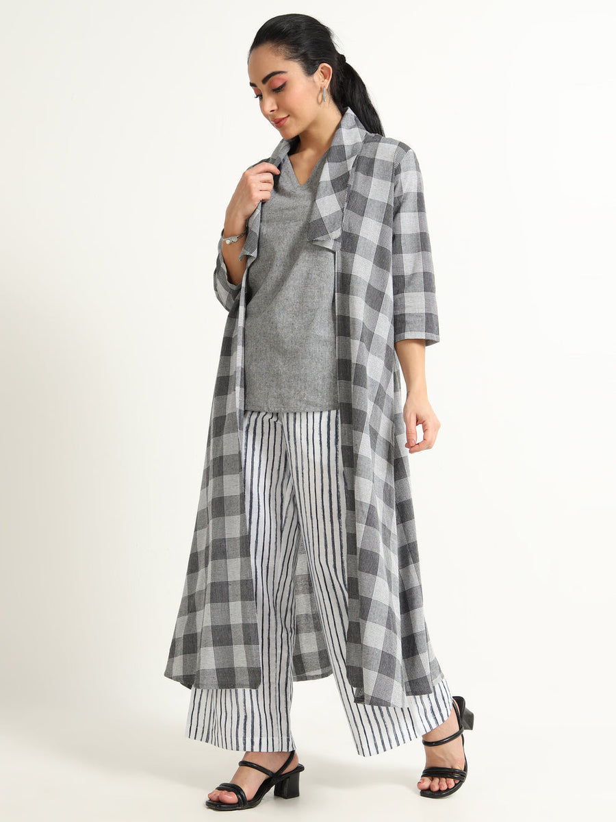 Cut Shawl collar Long Shrug – Ethic Attic