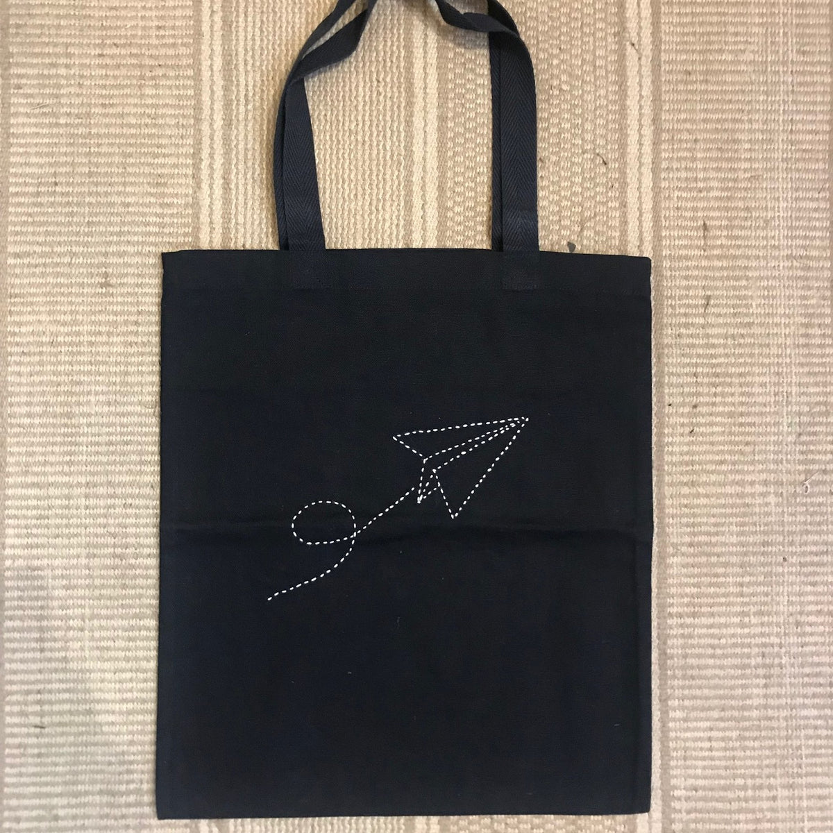 Cotton Canvas Tote Bag - Paper Plane – Ethic Attic