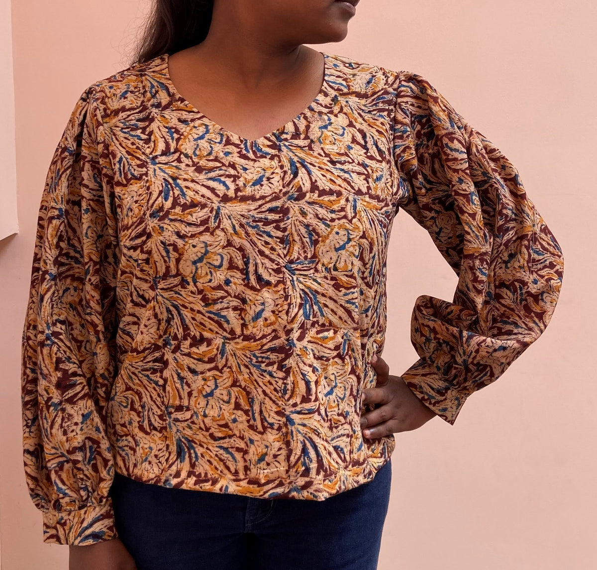 Kalamkari Top – Ethic Attic